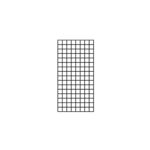 2′ X 4′ Grid Panel – Black – DJE Store Fixtures