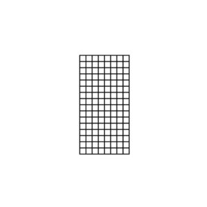 2′ X 4′ Grid Panel – Black – DJE Store Fixtures