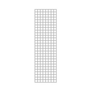 2′ X 7′ Grid Panel – Chrome – DJE Store Fixtures